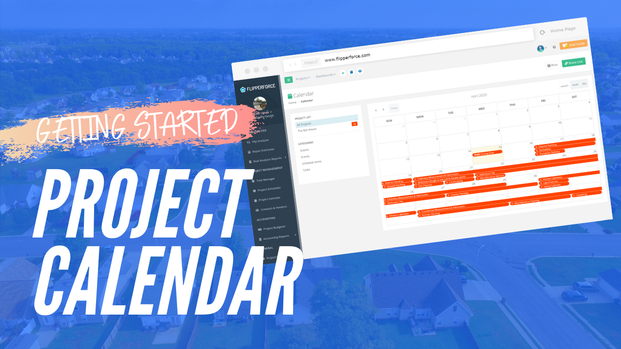 Calendar | FlipperForce Knowledge Base